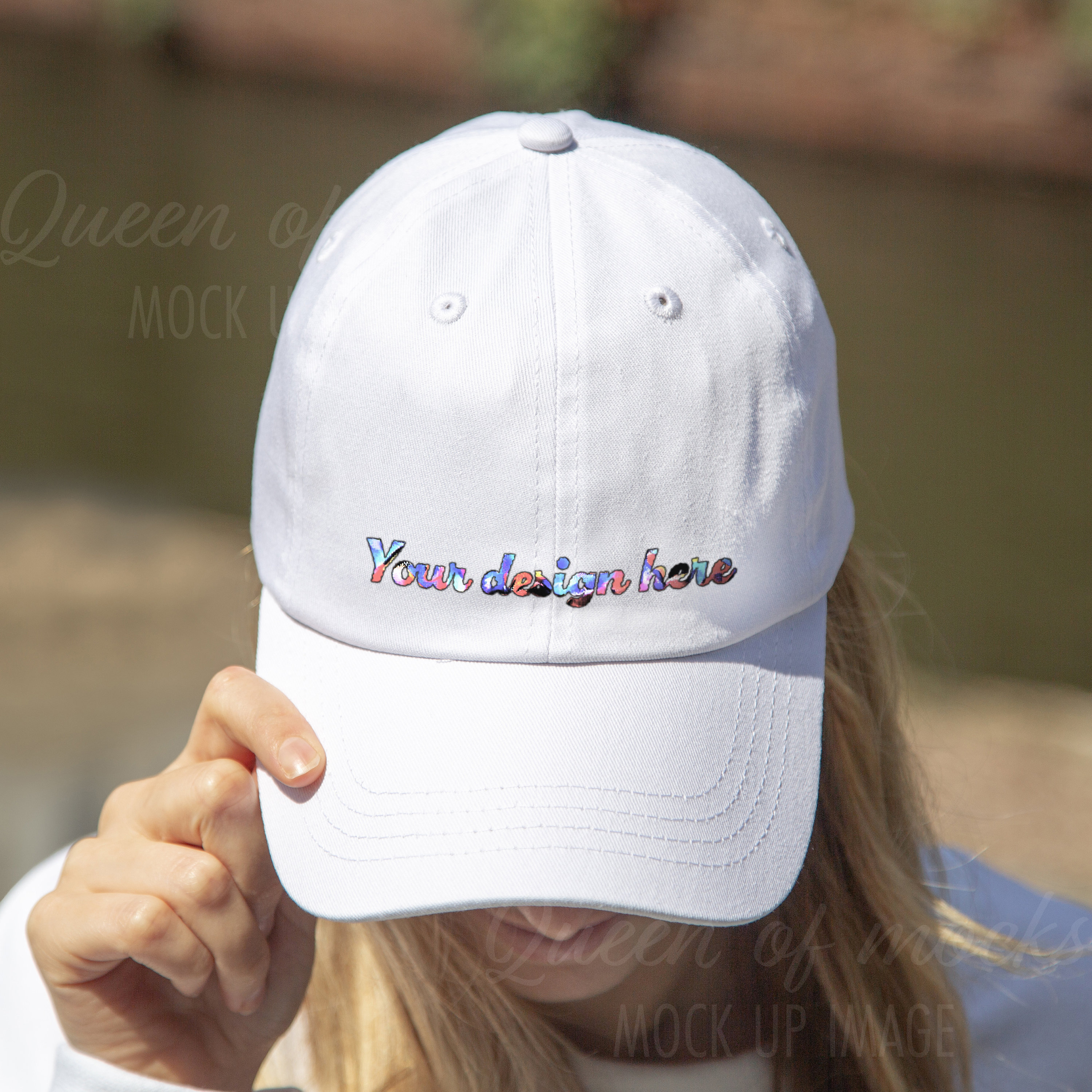 Printful Dad Hat Mockup Bundle Classic Dad Hat Yupoong 6245CM Baseball ...
