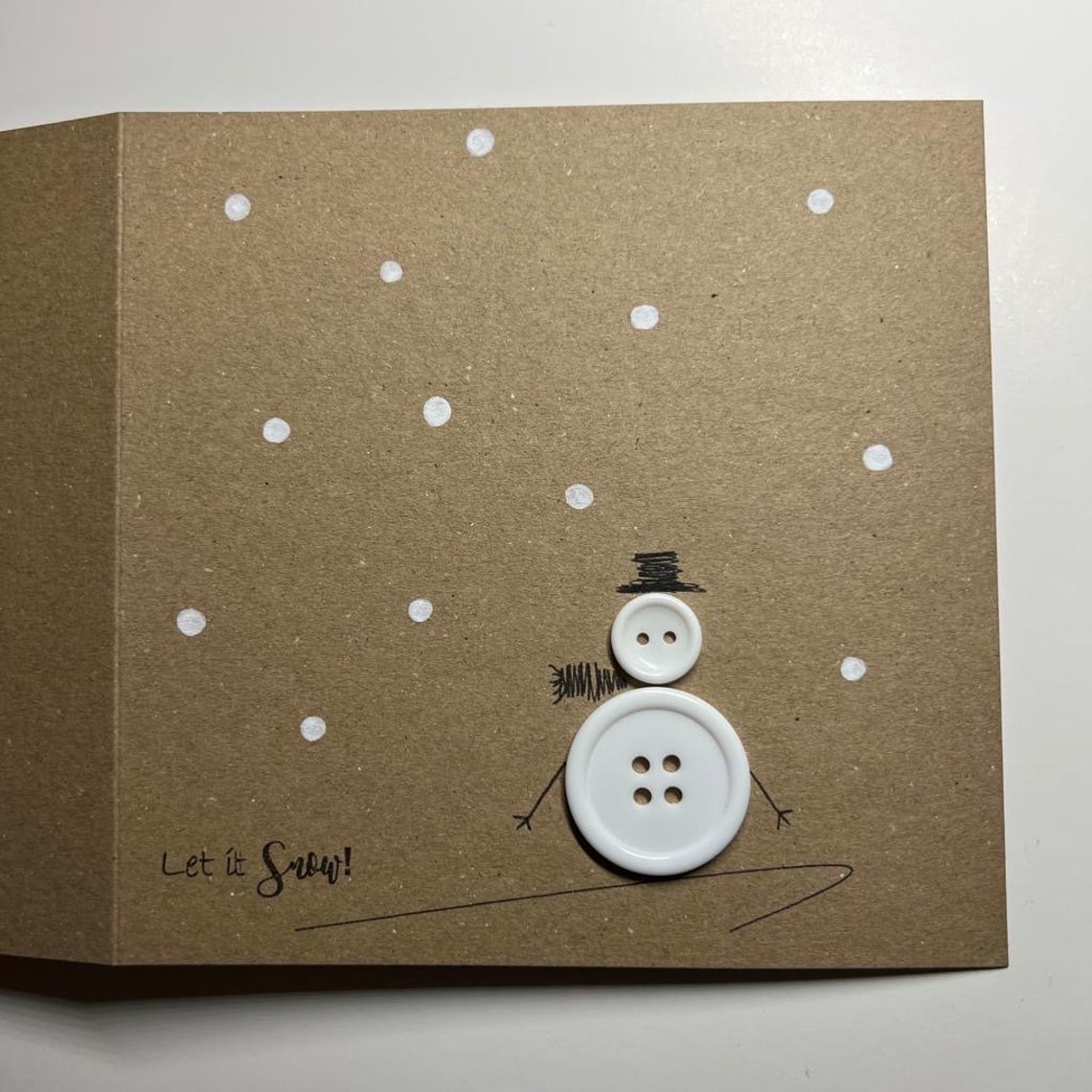 Handmade Snowmen Christmas Cards pack of 10 Fun Christmas - Etsy