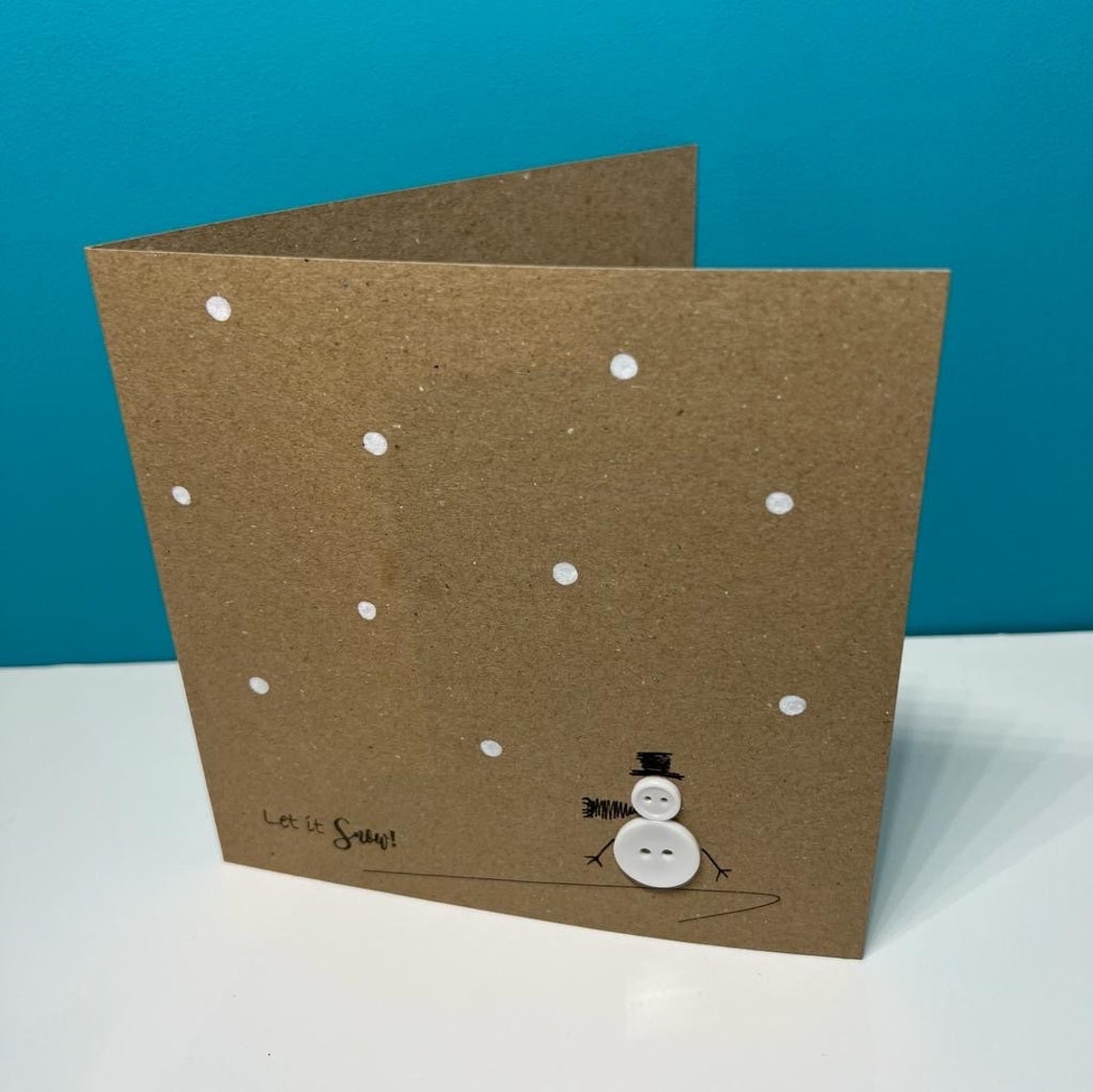 Handmade Snowmen Christmas Cards pack of 10 Fun Christmas - Etsy