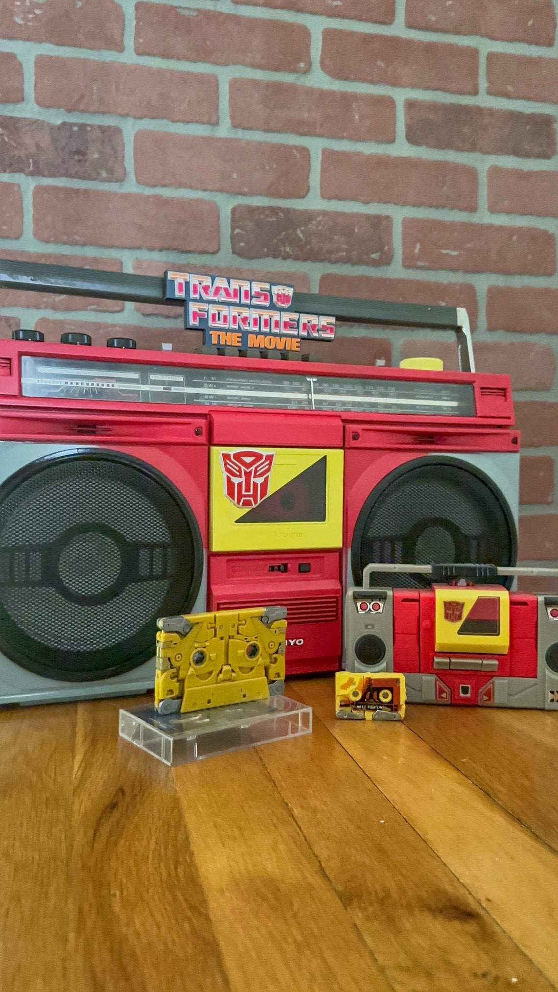 Custom Transformers Autobots Blaster With Cassette - Etsy