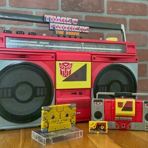 Custom Transformers Autobots Blaster With Cassette - Etsy