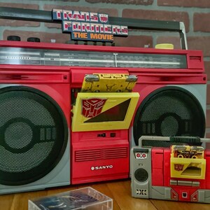 Custom Transformers Autobots Blaster With Cassette - Etsy