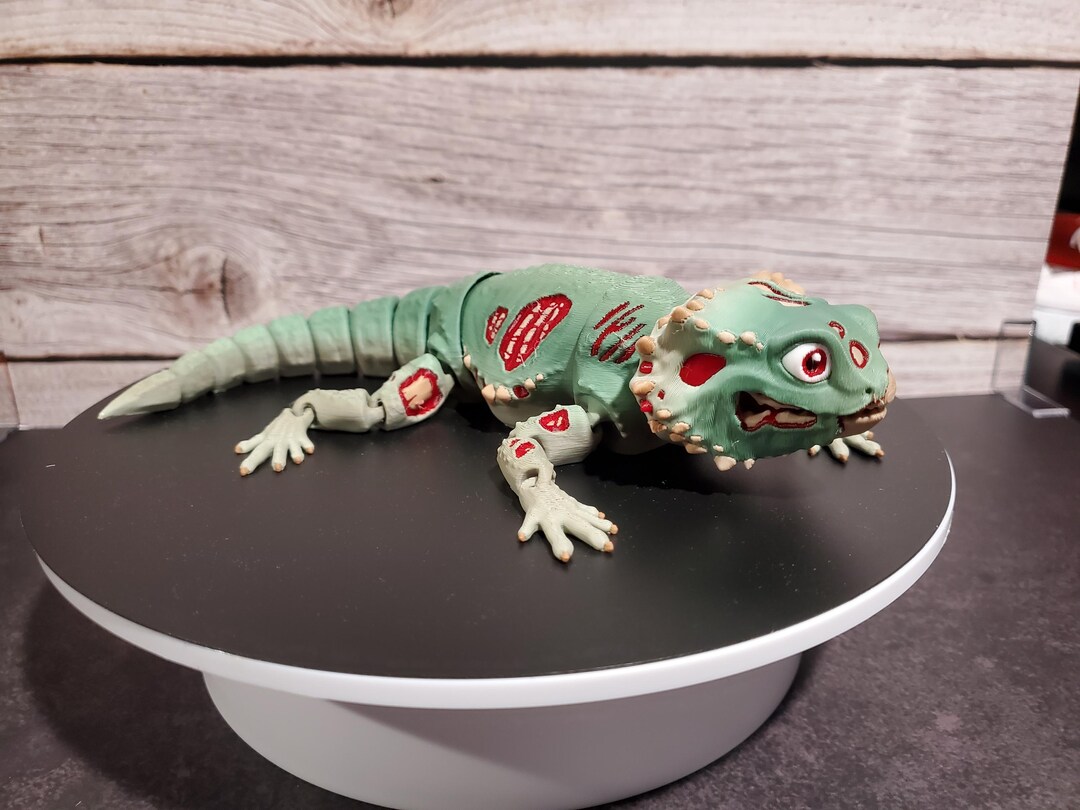 Amazing 3D Printed Articulated Zombie Bearded Dragon Matmire Makes - Etsy