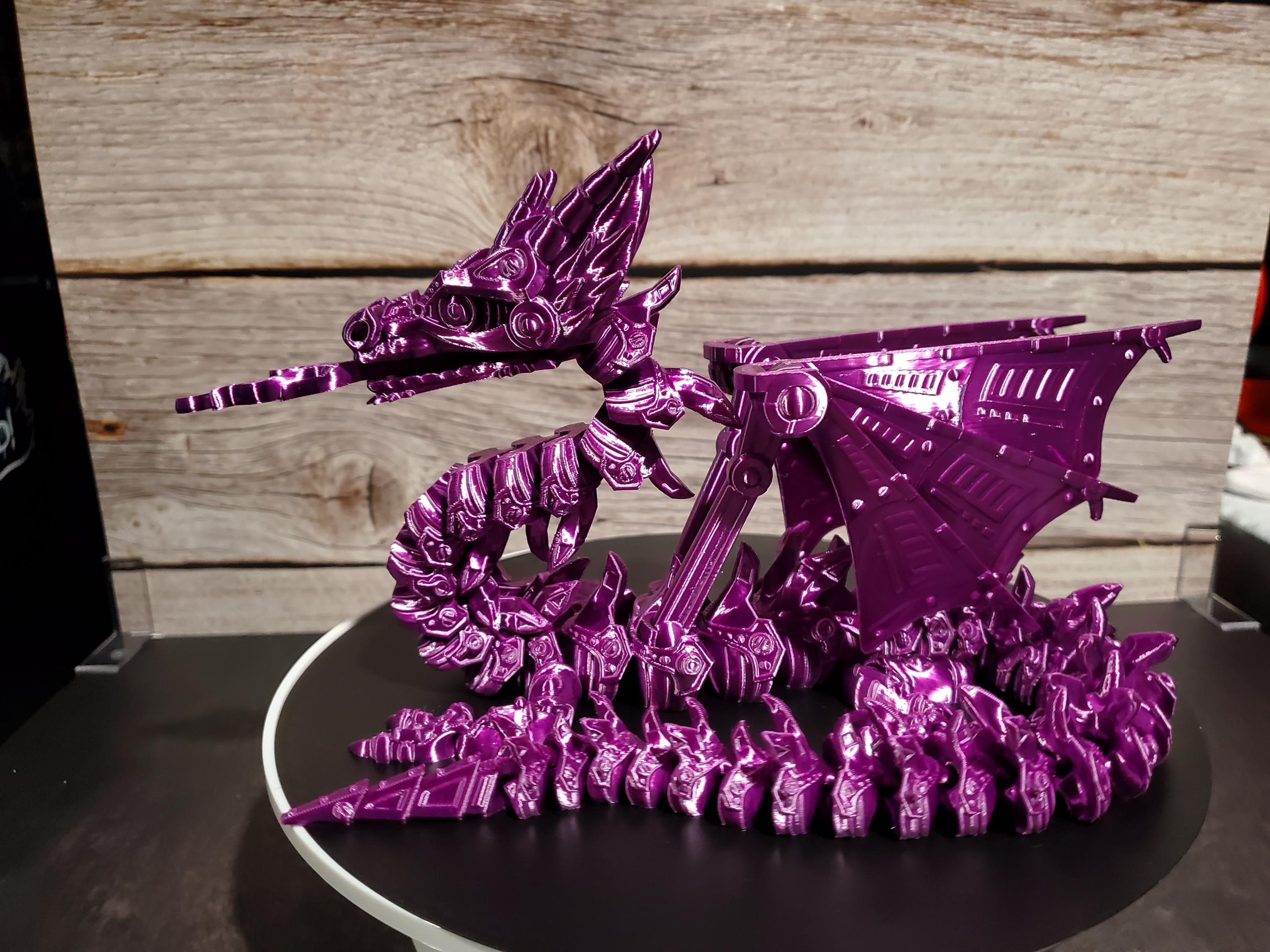 Awesome 3D Printed Articulated Mech Dragon FLEXI FACTORY - Etsy