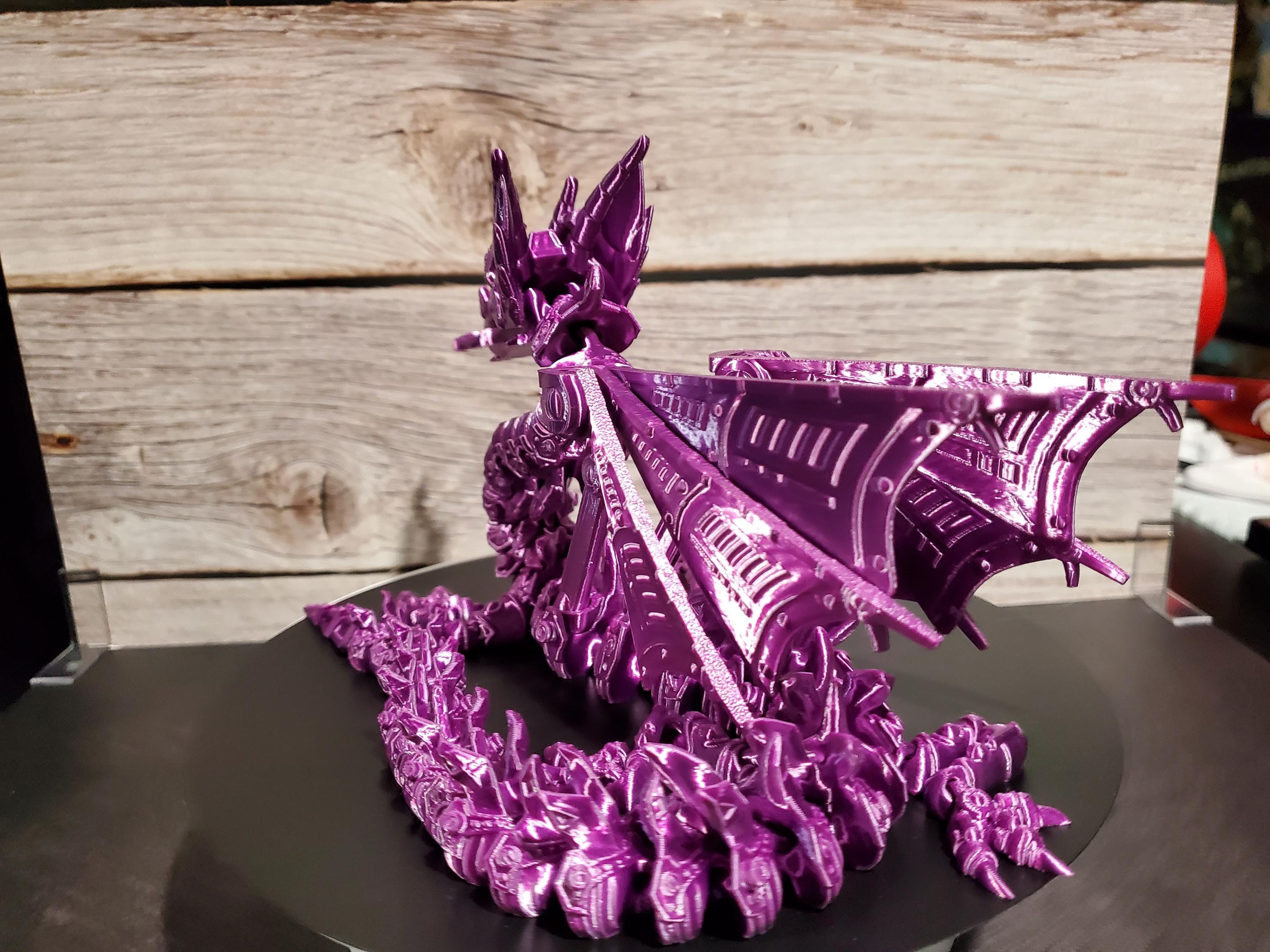 Awesome 3D Printed Articulated Mech Dragon FLEXI FACTORY - Etsy