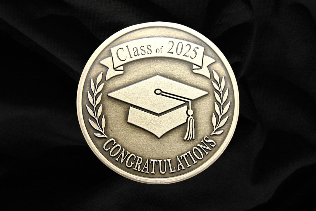 Personalized Graduation Coin – Custom Engraved Keepsake for Grad ...