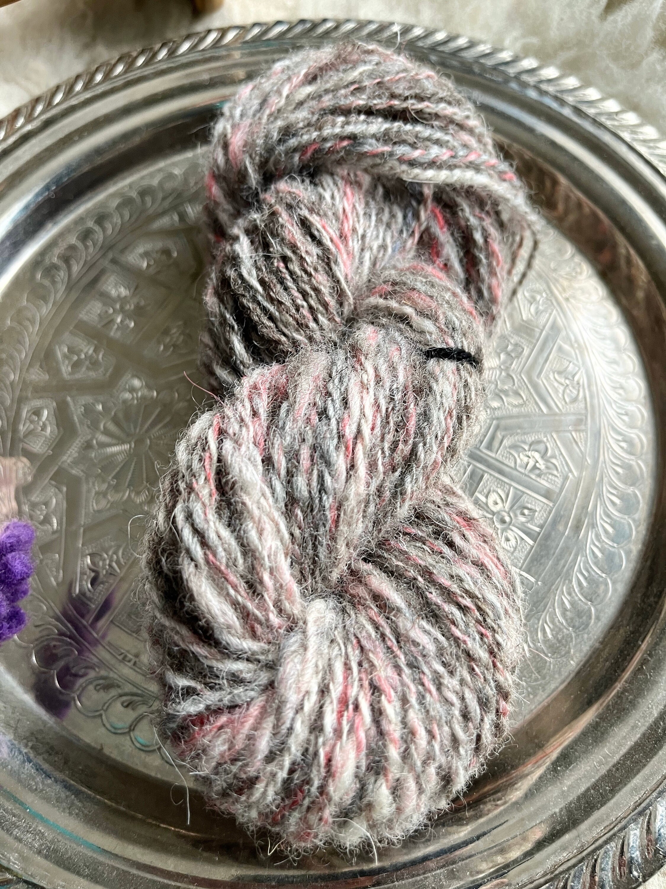 Hand Spun Yarn | 100% Upcycled Wool | for Crochet, Knitting, Weaving ...