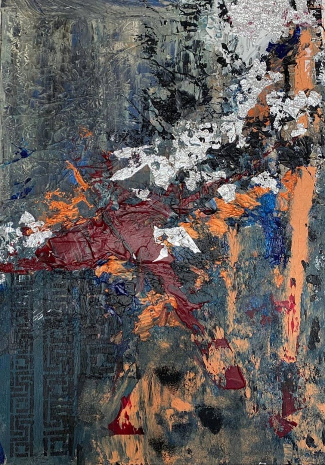 Transformation Abstract Acrylic Painting on Canvas Original Colorful ...