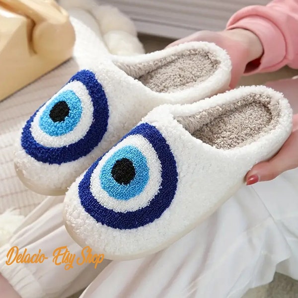 Evil Eye Slippers - Etsy
