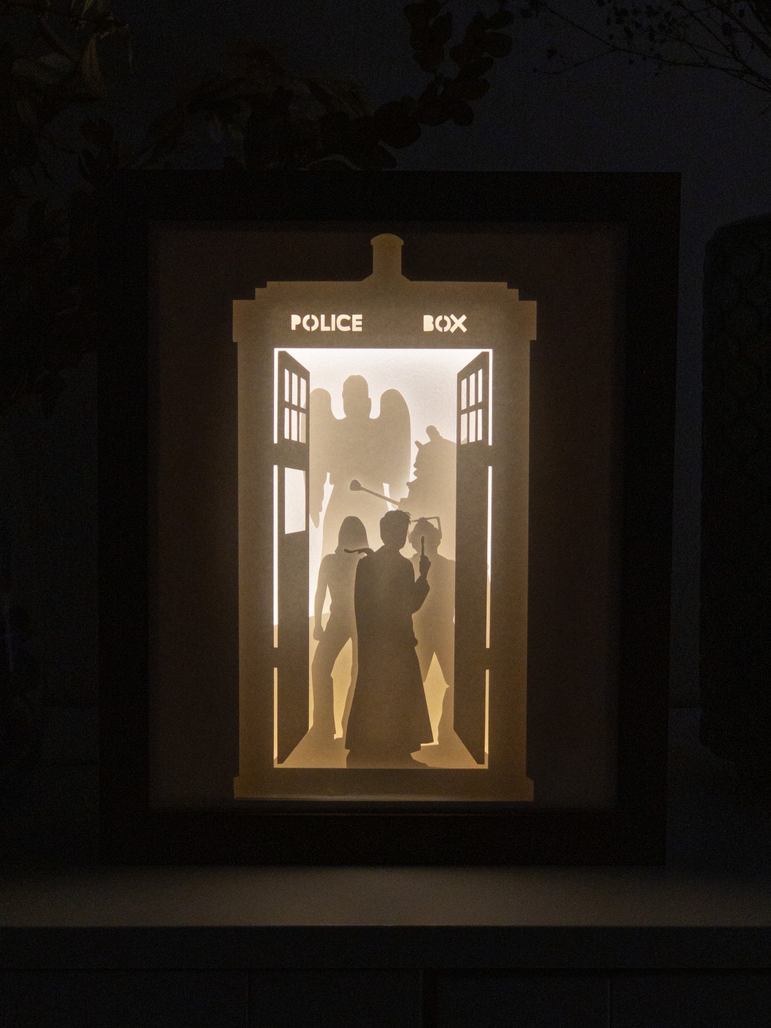 Doctor Who DIY Light Box Vorlagen PDFSVG Video Tutorial - Etsy.de