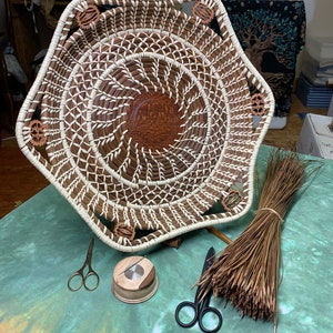 Pine Needle Basket - Etsy