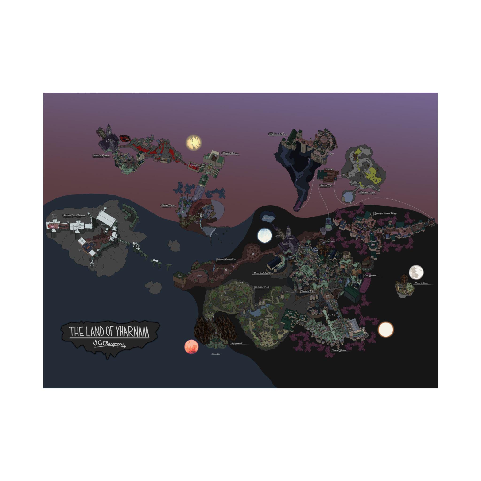 Yharnam Map Maps | Bloodborne Wiki