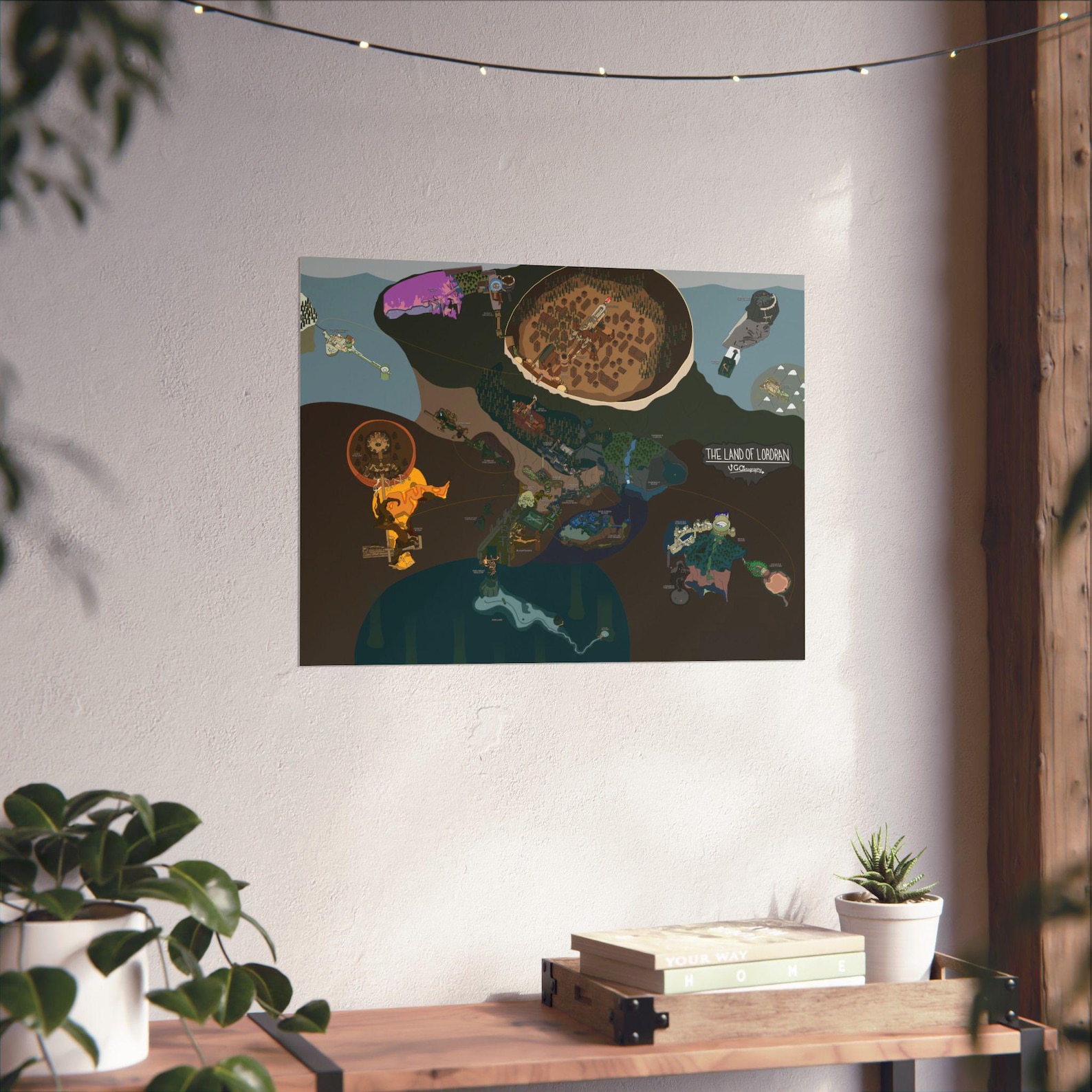 Dark Souls Illustrated World Map of Lordran - Etsy