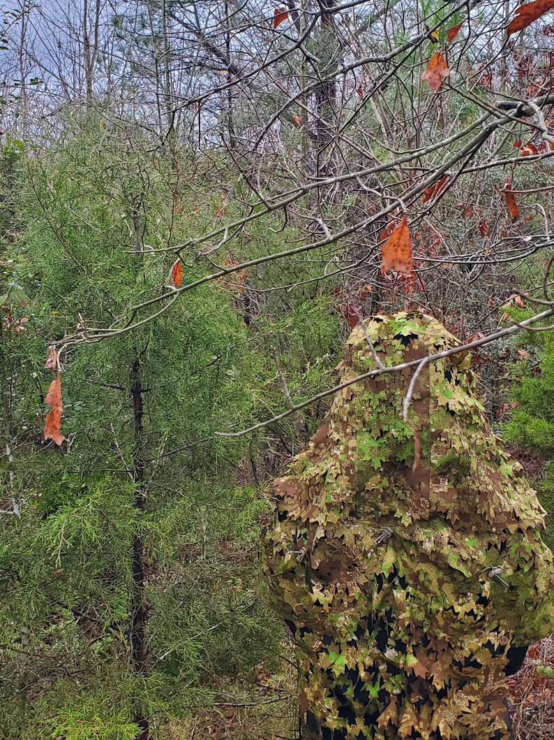 Hillbilly Half Ghillie Wisp (lightweight Assault Concealment Sniper Coat Poncho) - Etsy