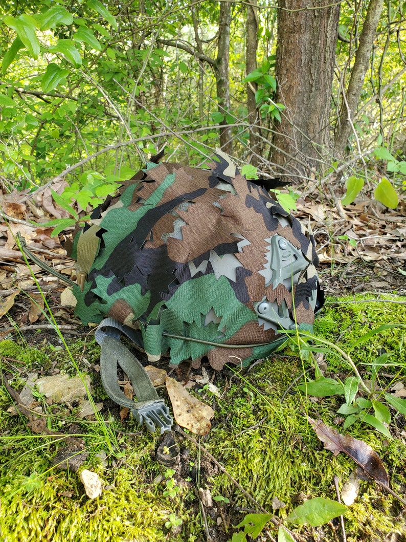 Solaithe Archive Helmet Wisp camo Net Helmet Cover Sniper Ghillie Netting Scrim USMC Army - Etsy