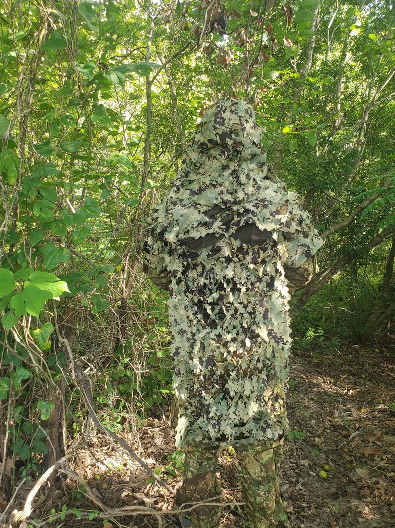 Hillbilly Half Ghillie Wisp (lightweight Assault Concealment Sniper Coat Poncho) - Etsy