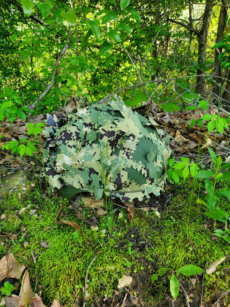 Solaithe Archive Helmet Wisp camo Net Helmet Cover Sniper Ghillie ...