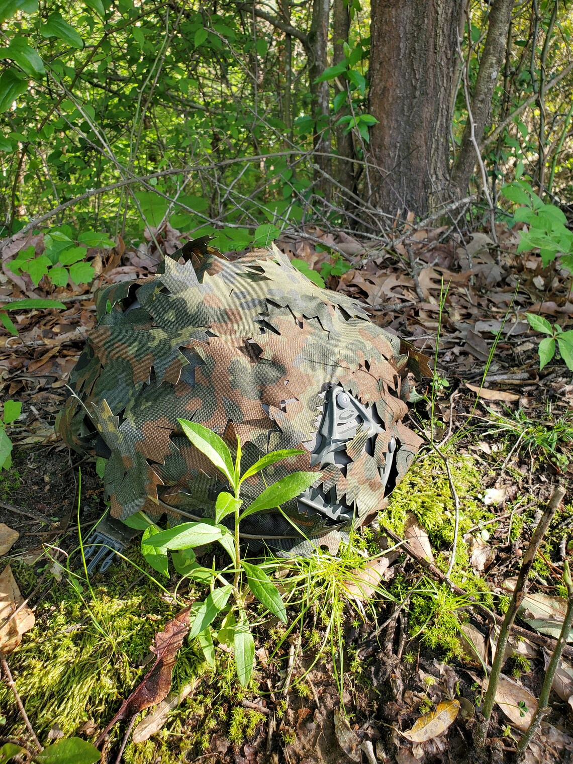Solaithe Archive Helmet Wisp camo Net Helmet Cover Sniper Ghillie ...
