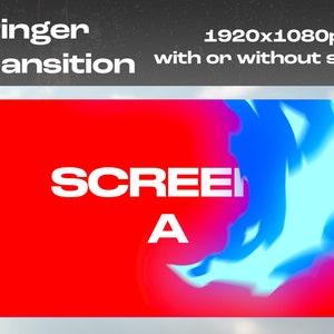 Blue Fire Stinger Transition - Etsy