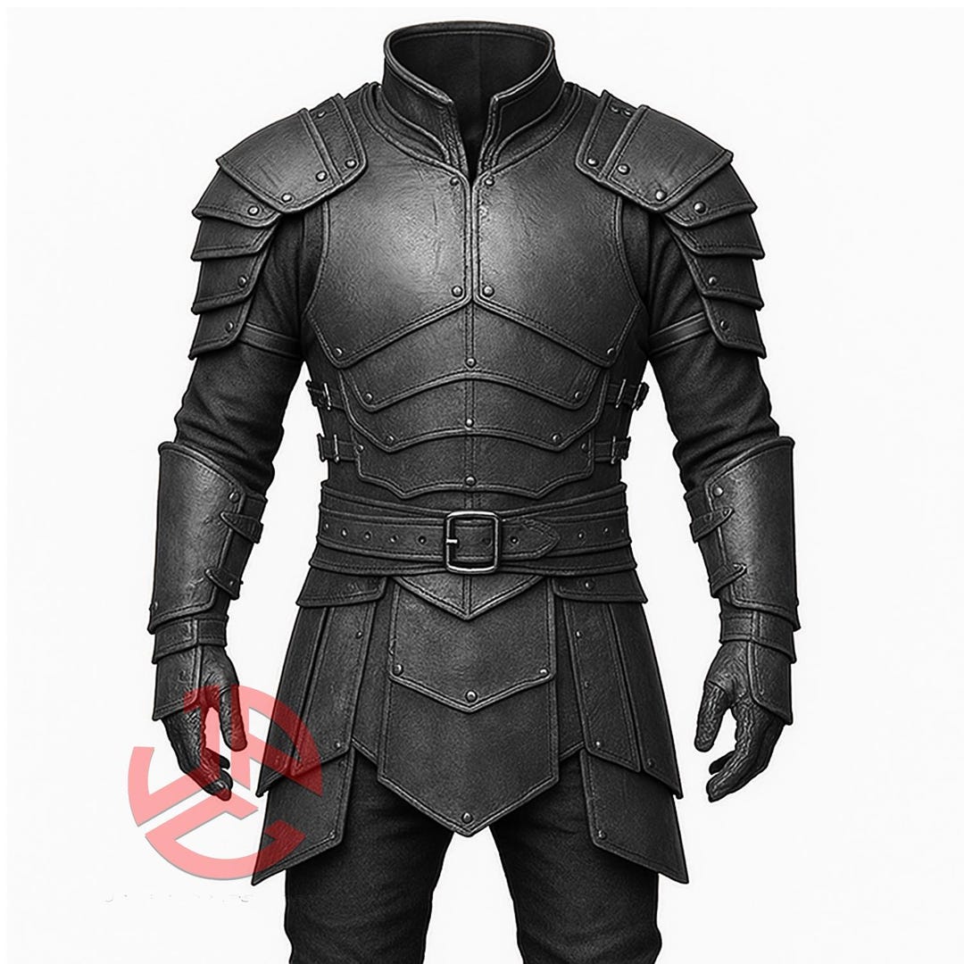 Complete Medieval Leather Armor Suit for Men – LARP Cosplay Knight and ...