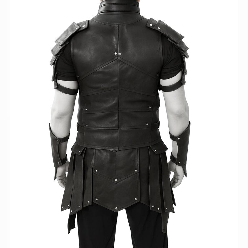 Personalized Leather Armor Set for Men: Medieval Knight Viking LARP ...