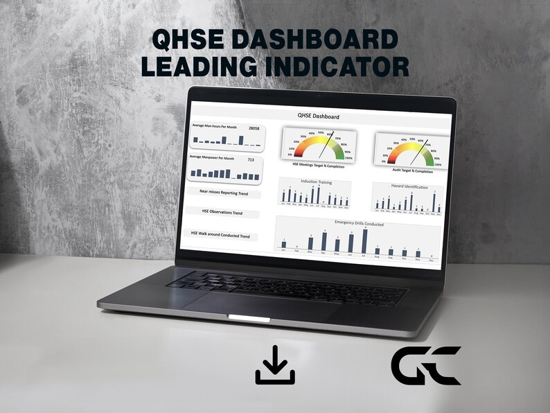 QHSE Excel Dashboard Leading Indicator, HSE Dashboard, Safety Dashboard ...