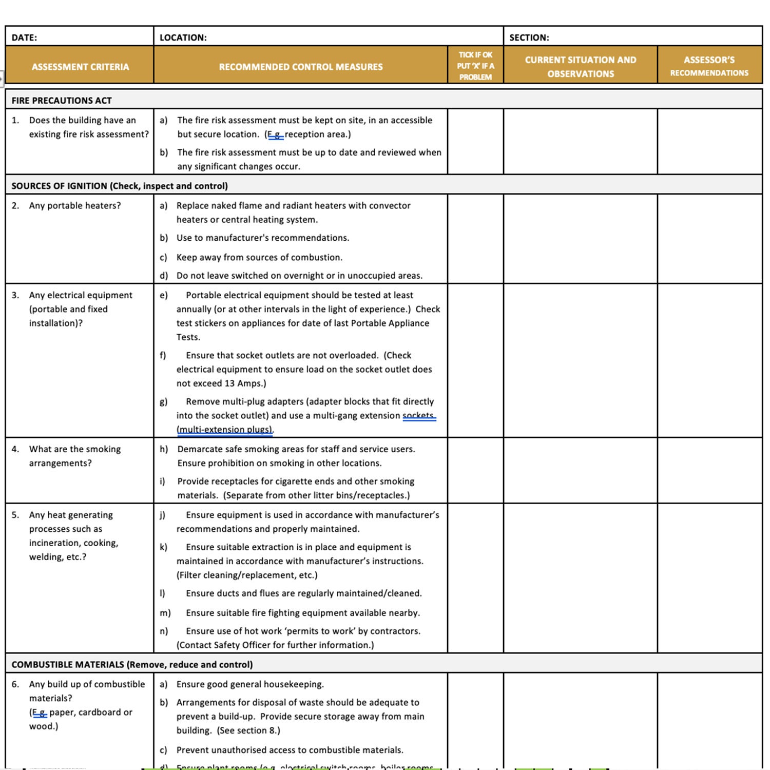 28 Health and Safety Templates - Etsy