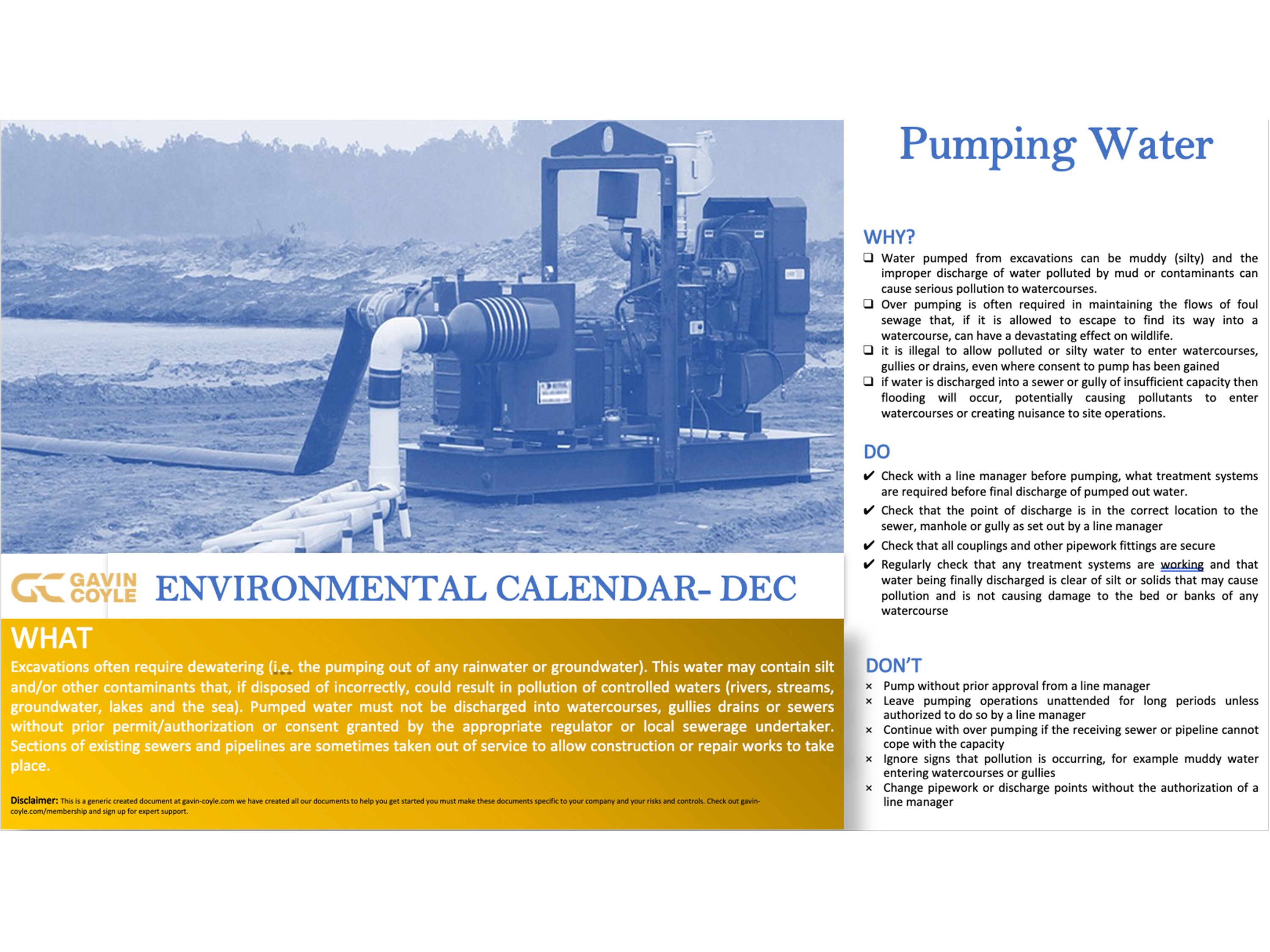 12 Month Environmental Calendar Powerpoint Presentation - Etsy