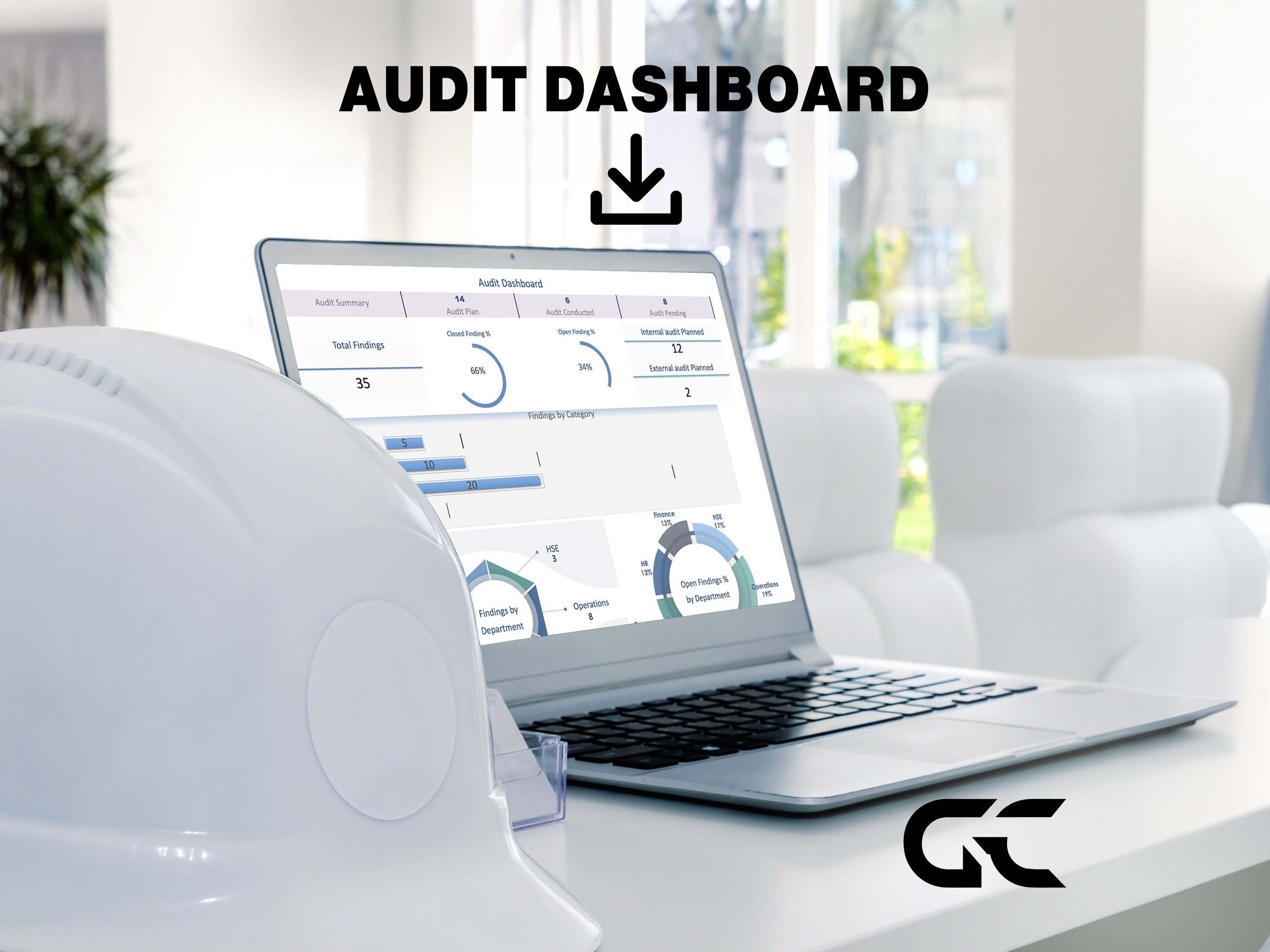 Audit Excel Dashboard - Etsy