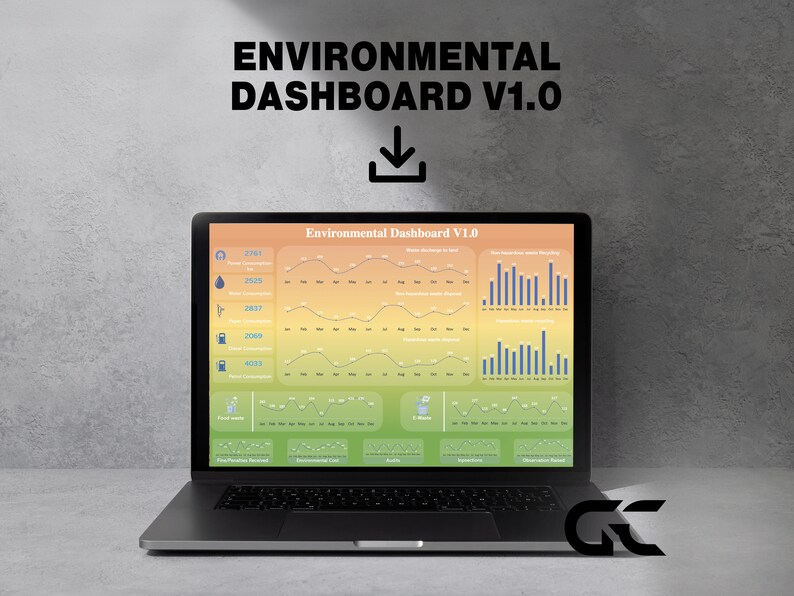 Environmental Excel Dashboard V1.0, Environmental Sustainability, Eco ...