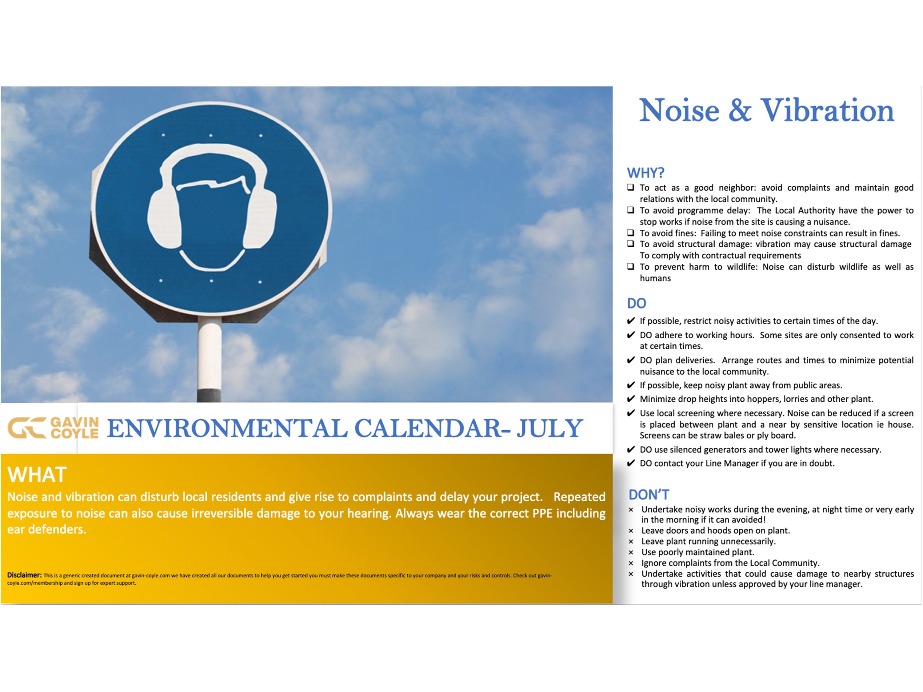 12 Month Environmental Calendar Powerpoint Presentation - Etsy