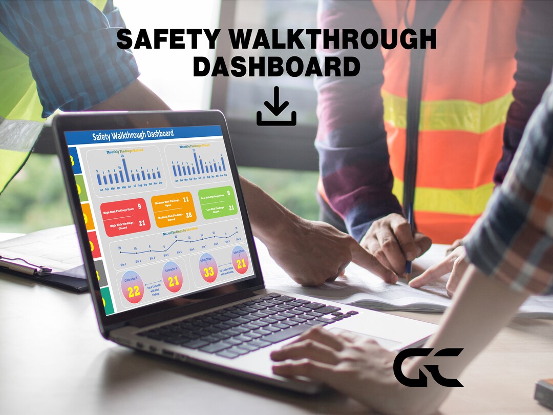 Safety Walkthrough Excel Dashboard - Etsy