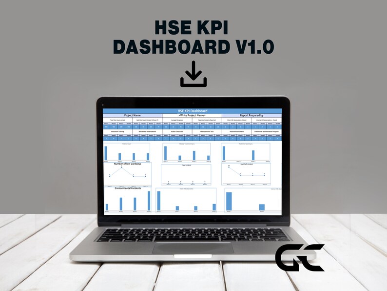 HSE KPI Dashboard V1.0, HSE Dashboard, Safety Inspection, Environment ...