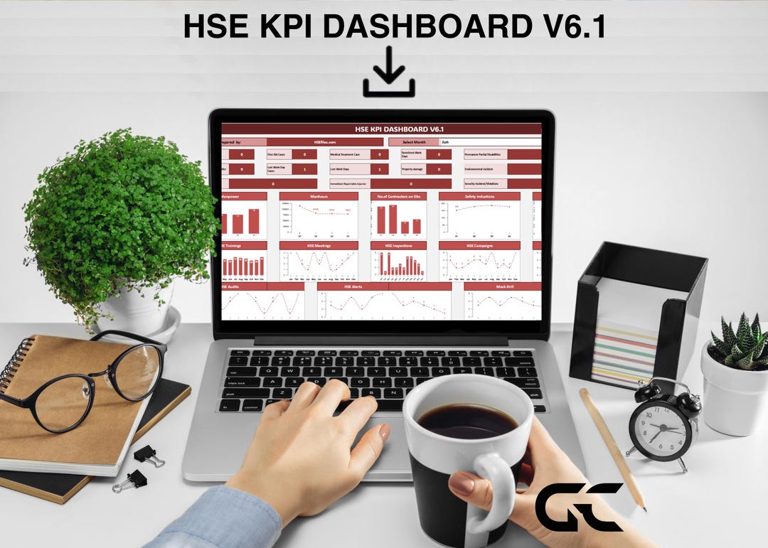 HSE KPI Dashboard V6.1, HSE Kpi Dashboard, Health, Safety, Safety ...