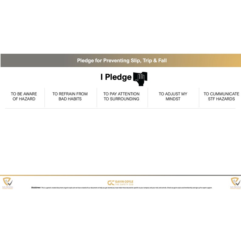 Workplace Safety: How to Prevent Slips, Trips and Falls - Etsy