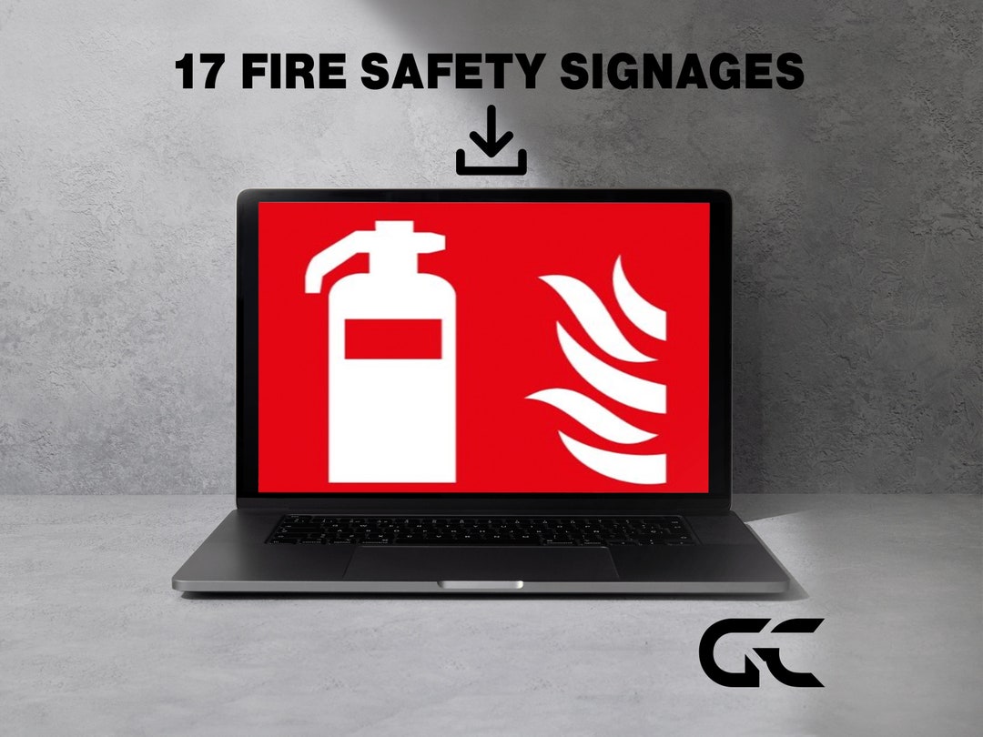 17 Fire Safety Signages, Fire Safety Sign, Fire Alarm Call Point Sign ...
