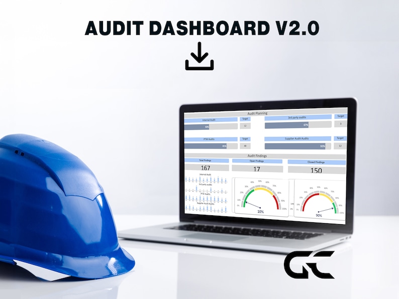 Audit Excel Dashboard V2.0 - Etsy