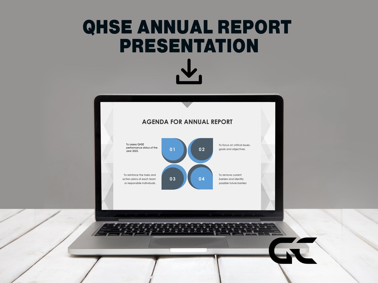 QHSE Annual Report Presentation Powerpoint Template - Etsy