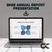 QHSE Annual Report Presentation Powerpoint Template - Etsy