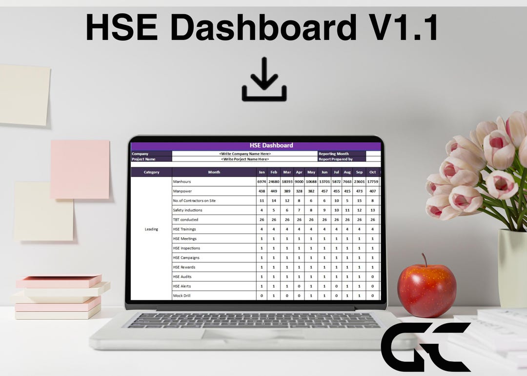 HSE Dashboard V1.1, HSE Dashboard, Safety Inspection, Environment ...