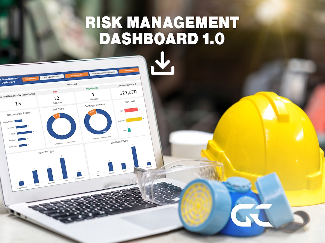 Risk Management Excel Dashboard V1.0 - Etsy