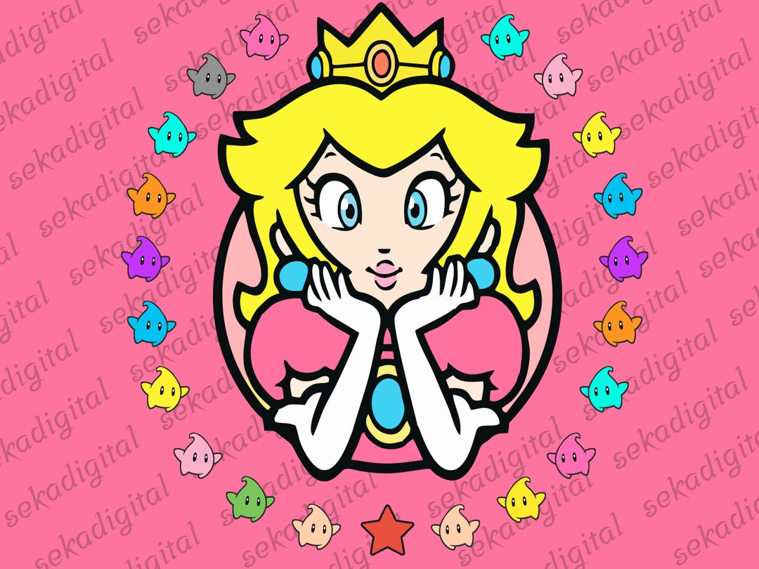 Princess Mario PNG SVG, Princess Mario , Super Mario Princess Png Svg ...