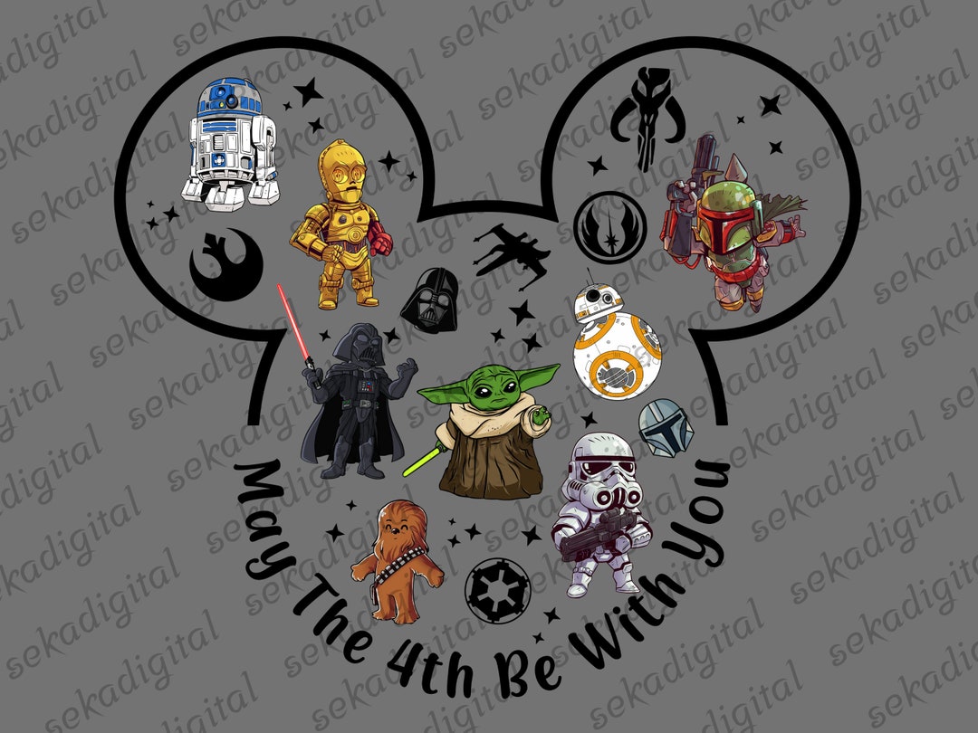 Star Wars Digital Png Svg, Starwars Sticker PNG, Clipart Vector Style ...
