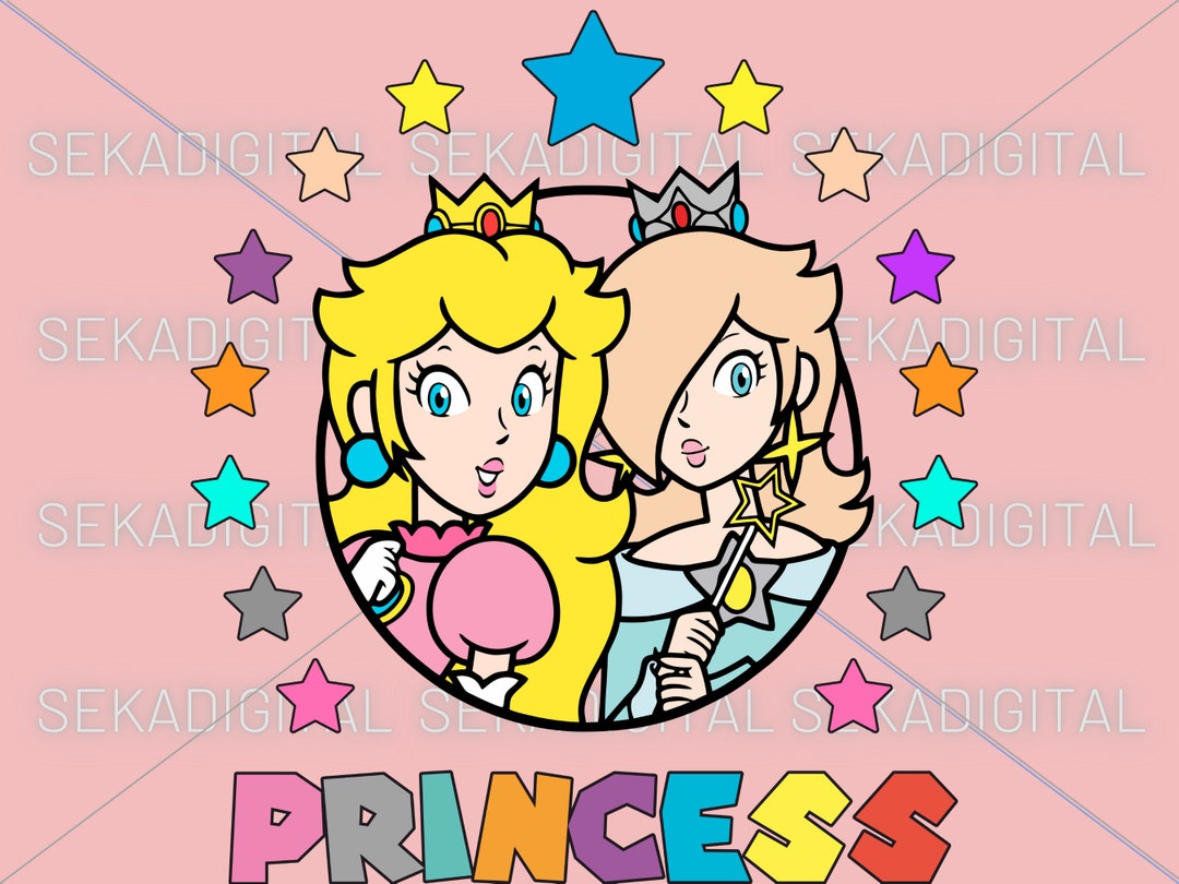 Princess,super Mario Digital Files Svg Png, Super Mario Png, Mario ...