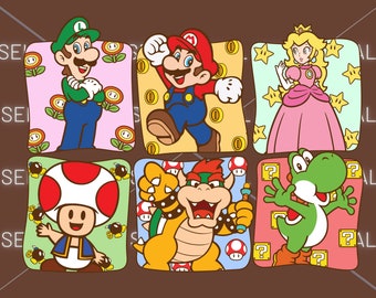 Super Mario Family Png Svg,super Mario Princess Png Svg, Princess ...