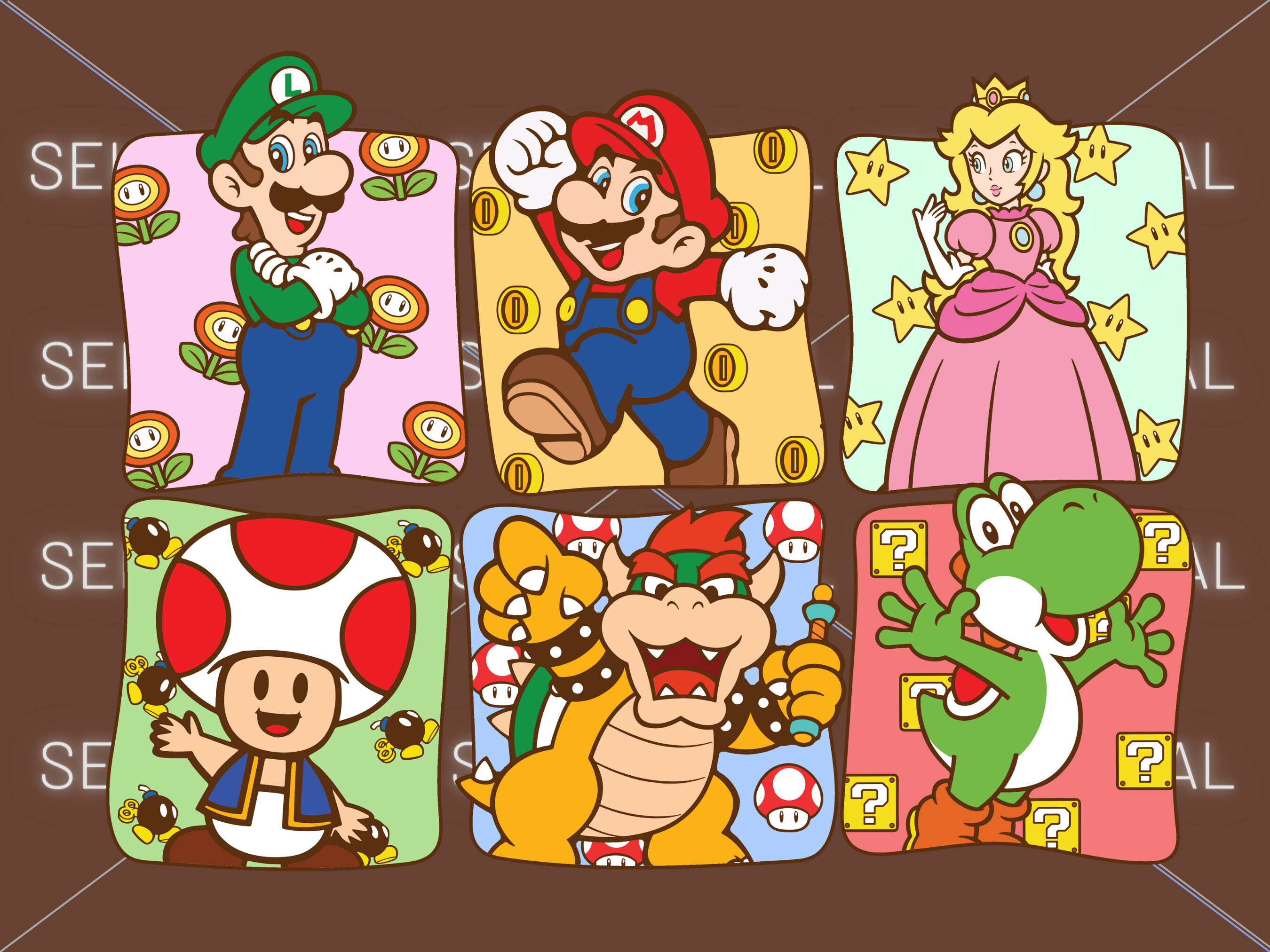 Super Mario Family Png Svg, Super Mario Png, Mario Svg,super Mario ...