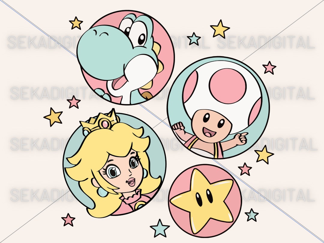 Princess Mario PNG SVG, Princess Mario , Super Mario Princess Png Svg ...