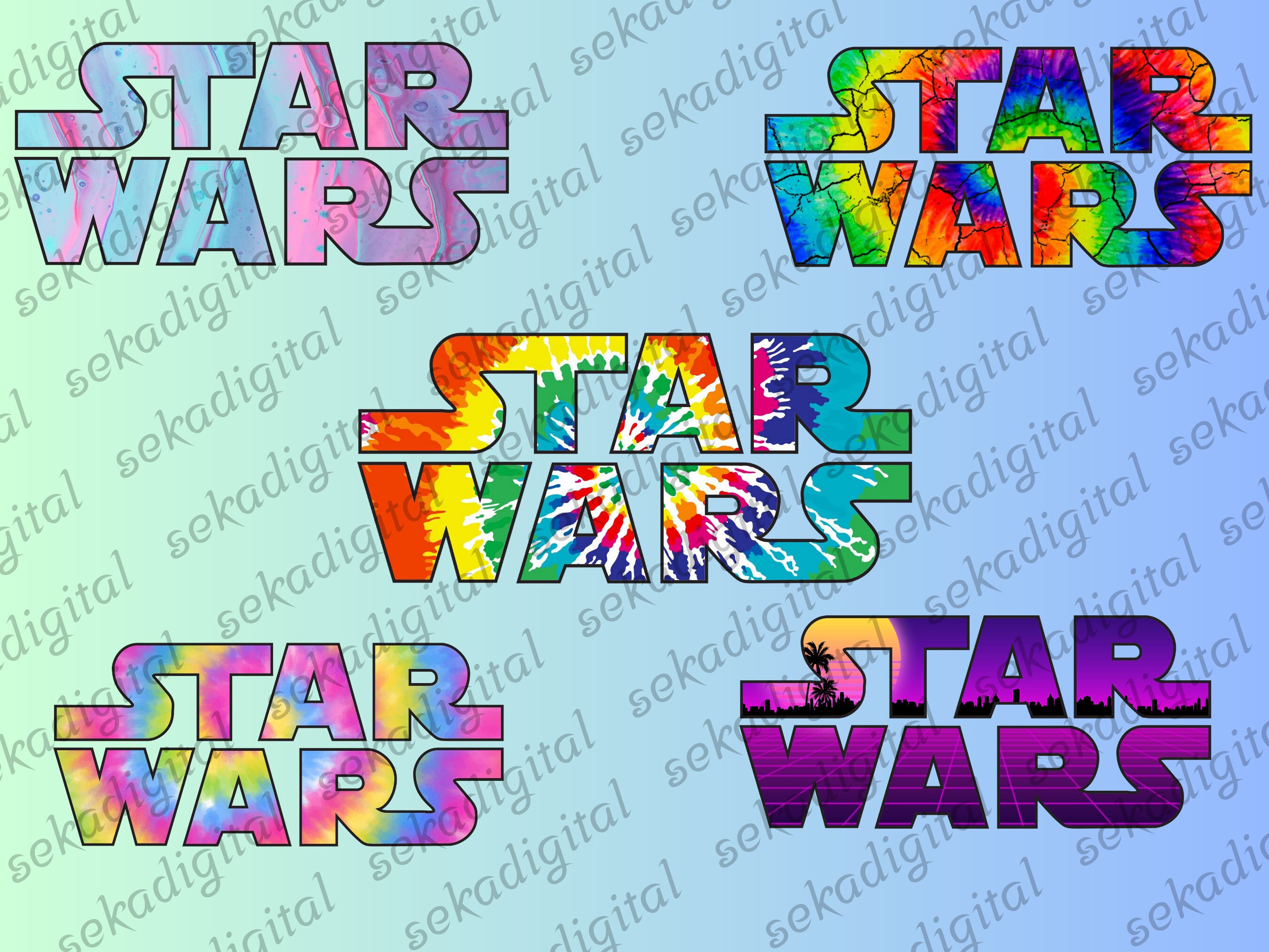 Star Wars Digital Png Svg, Starwars Sticker PNG, Clipart Vector Style ...