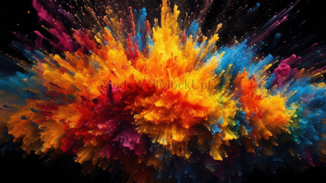 Splash Background, Splash Zoom Background, Colorful Zoom Background ...