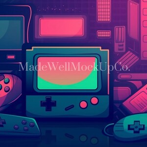 90s Background Bundle, 90s Zoom Background, Mockup Bundle, 90's ...